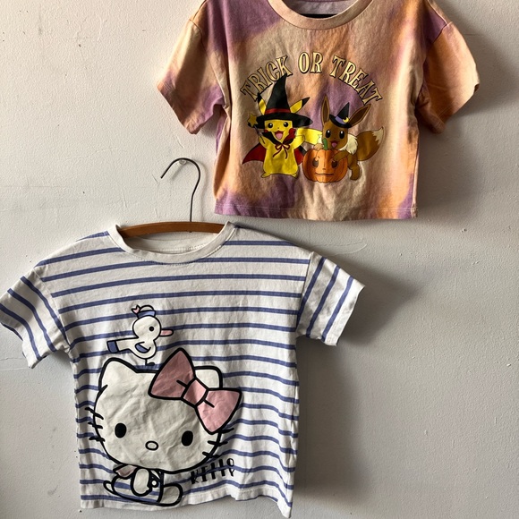 Pokemon | Shirts & Tops | Pokemon Hello Kitty Short Sleeve Tee | Poshmark